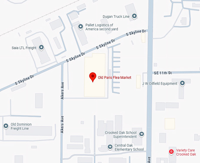 16. old paris flea market map