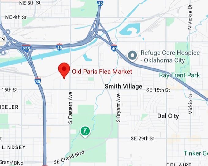 16. old paris flea market map