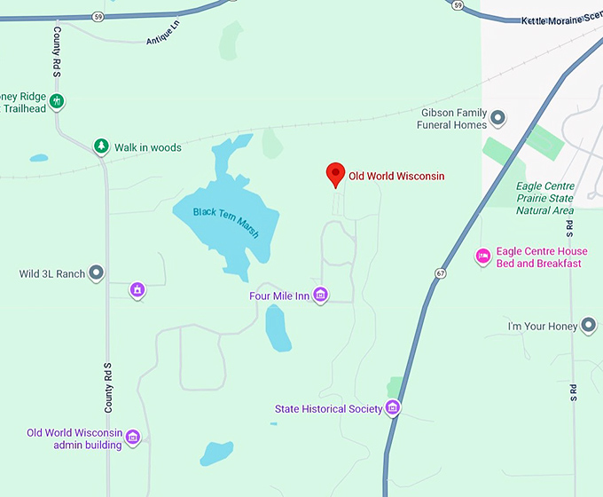 16. old world wisconsin map