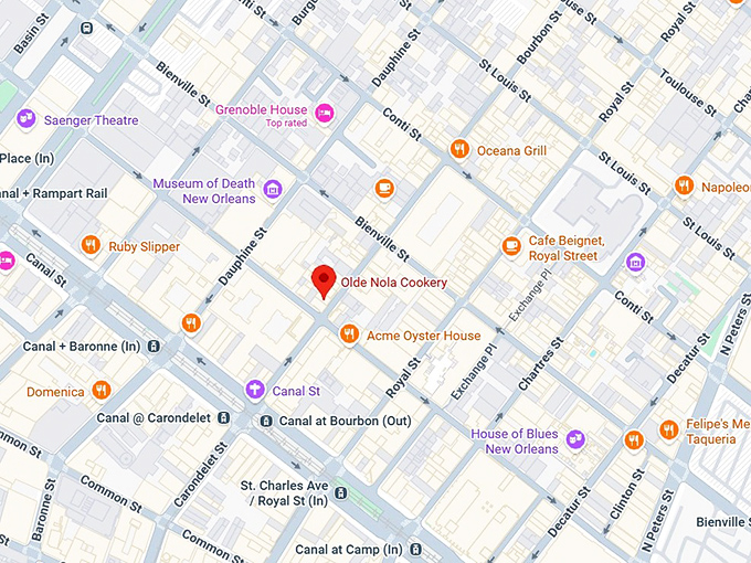 16. olde nola cookery map