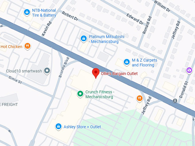 16. ollie's bargain outlet map