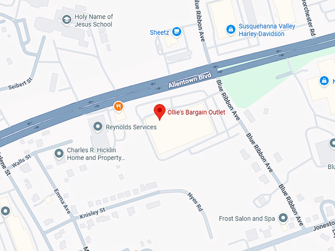 16. ollie's bargain outlet map