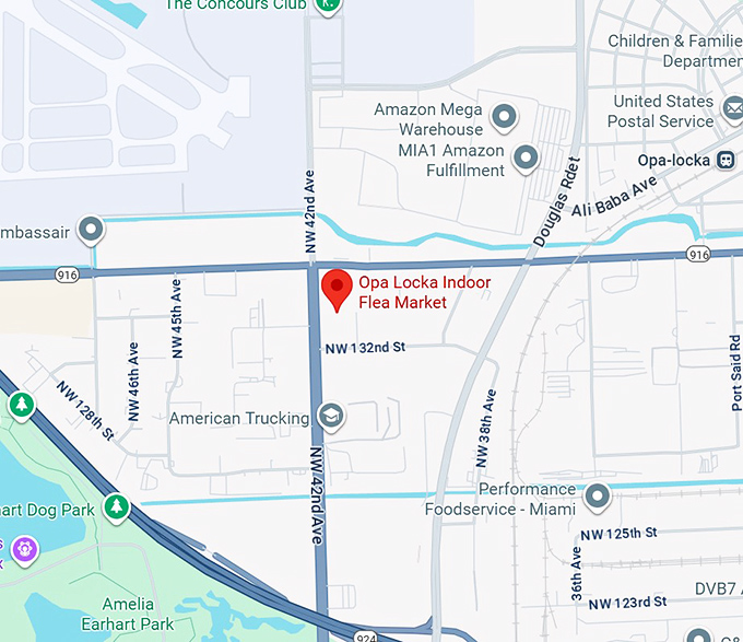 16. opa locka indoor flea market map