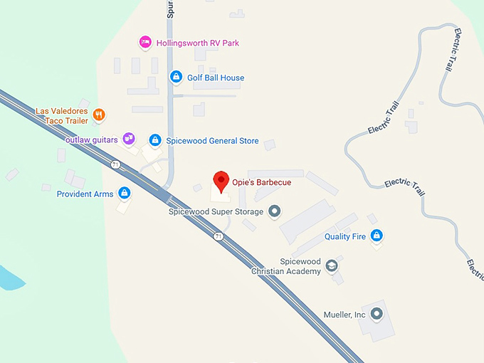 16. opie's barbecue map