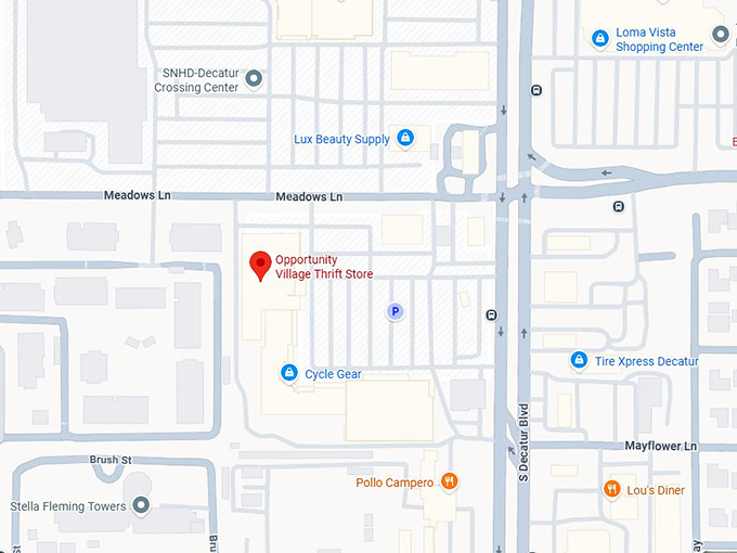 16. opportunity village thrift store map