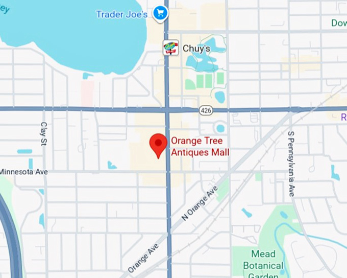 16. orange tree antiques mall map