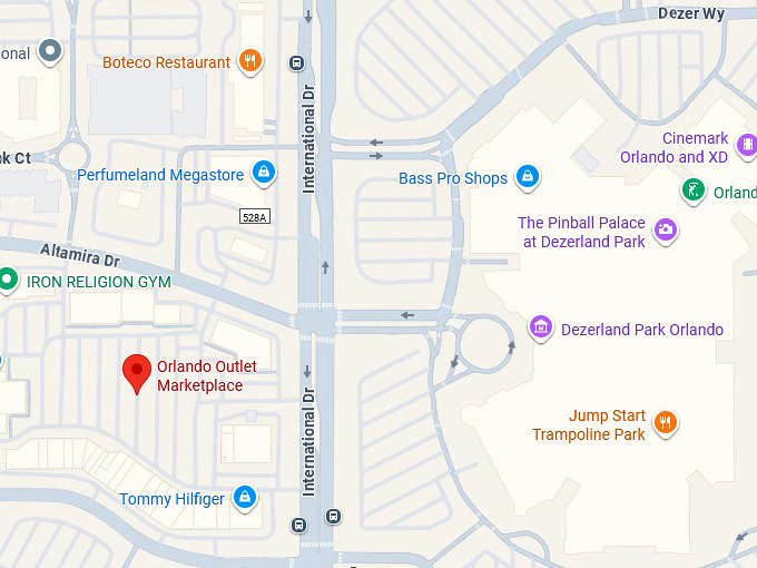 16. orlando outlet marketplace map