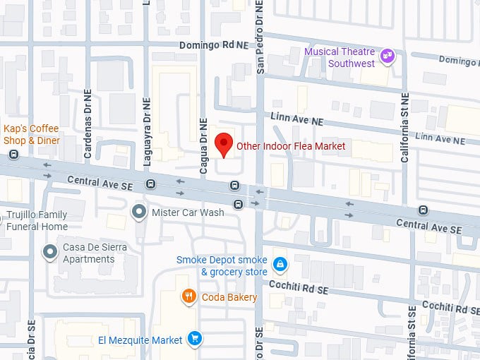 16. other indoor flea market (6201 central ave ne) map
