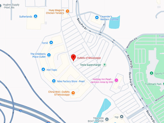 16. oulets of mississippi map