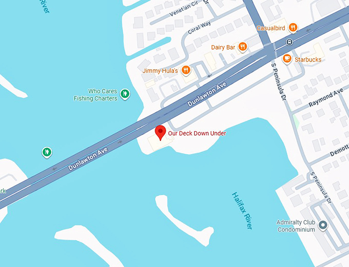 16. our deck down under map