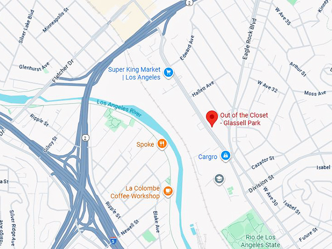 16. out of the closet glassell park map