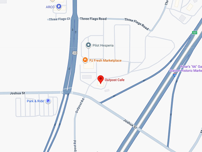 16. outpost cafe map