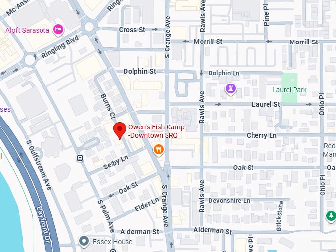 16. owen's fish camp downtown srq map