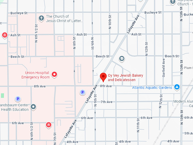 16. oy vey jewish bakery and delicatessen map