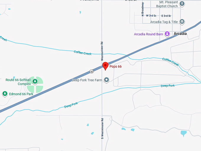 16. pops 66 diner map