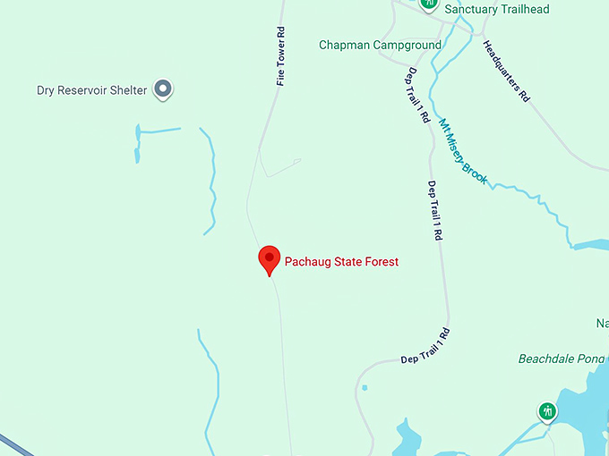 16. pachaug state forest map