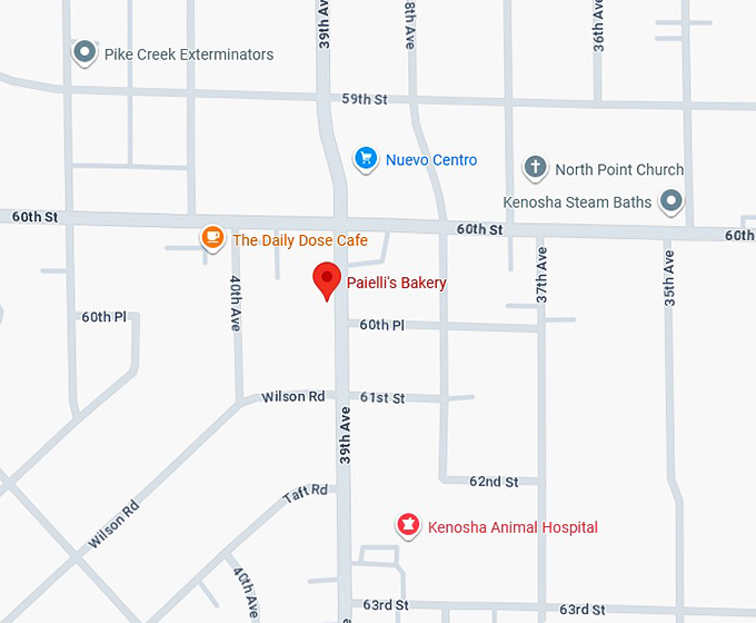 16. paielli's bakery map