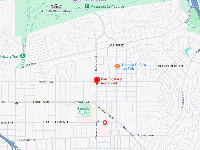 16. palermo italian restaurant map