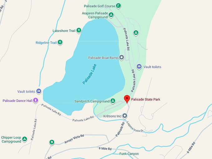 16. palisade state park map