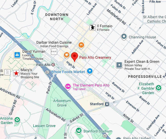 16. palo alto creamery map