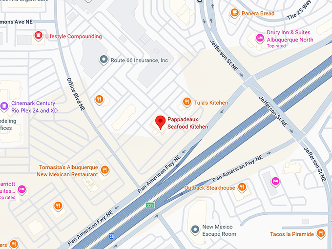 16. pappadeaux seafood kitchen map