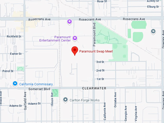 16. paramount swap meet map