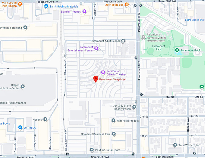 paramount swap meet map