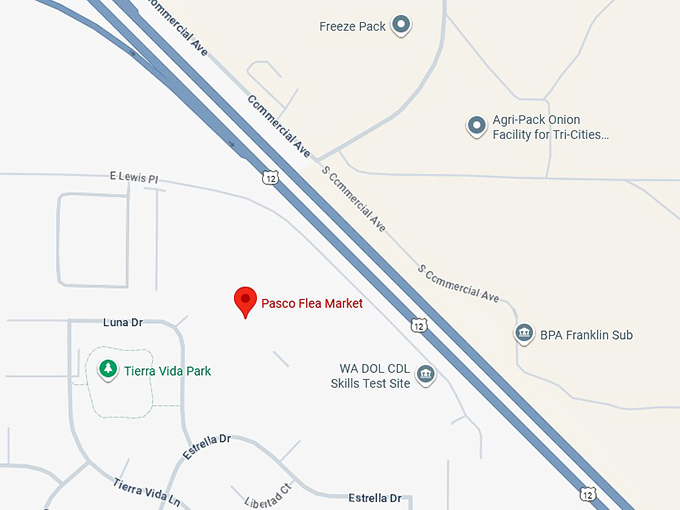 16. pasco flea market map