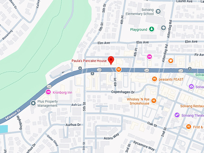 16. paula's pancake house map