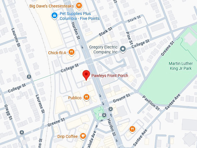 16. pawleys front porch map