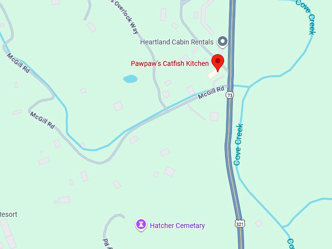 16. pawpaw's catfish kitchen map