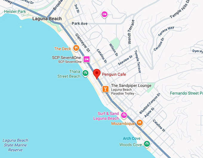 16. penguin cafe map