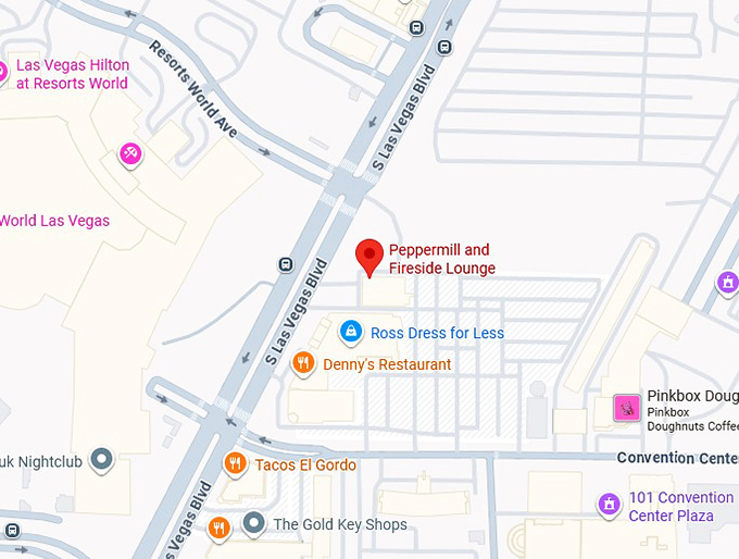 16. peppermill and fireside lounge map