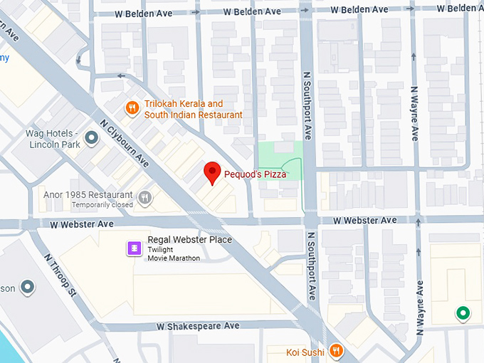 16. pequod&rsquo;s pizza map