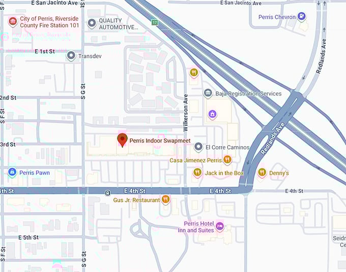 16. perris indoor swapmeet map