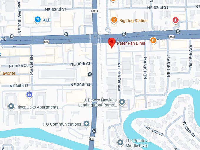 16. peter pan diner map