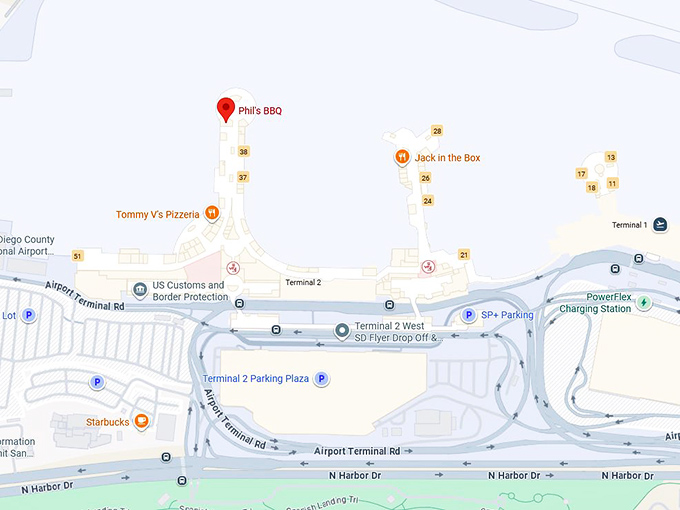 16. phil's bbq (3225 n scottsdale rd) map