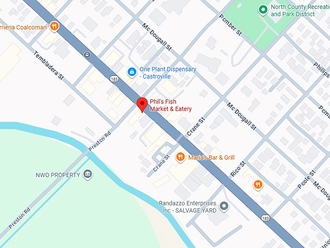 16. phil's fish market & eatery map