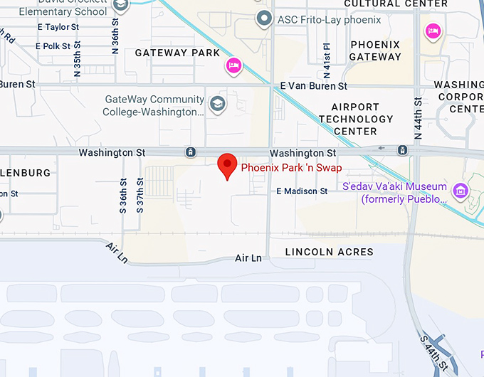 16. phoenix park 'n swap map