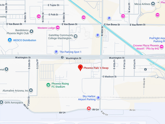 16. phoenix park 'n swap map