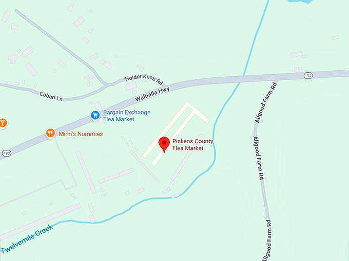 16. pickens county flea market map