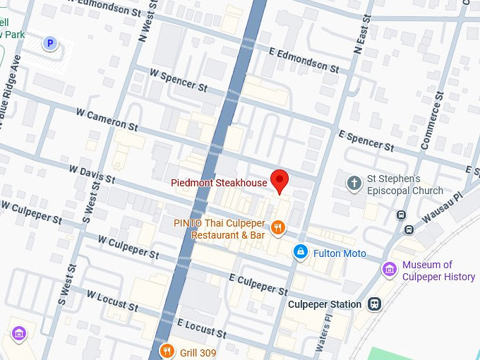16. piedmont steakhouse map