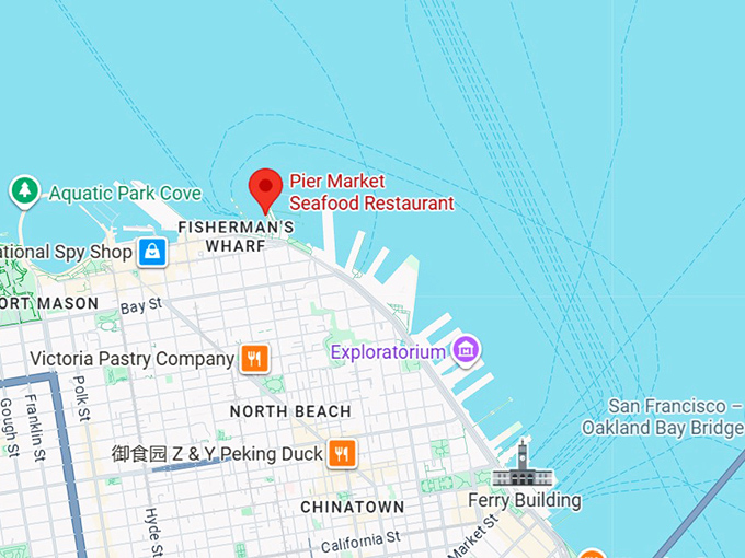 16. pier market seafood restaurant map