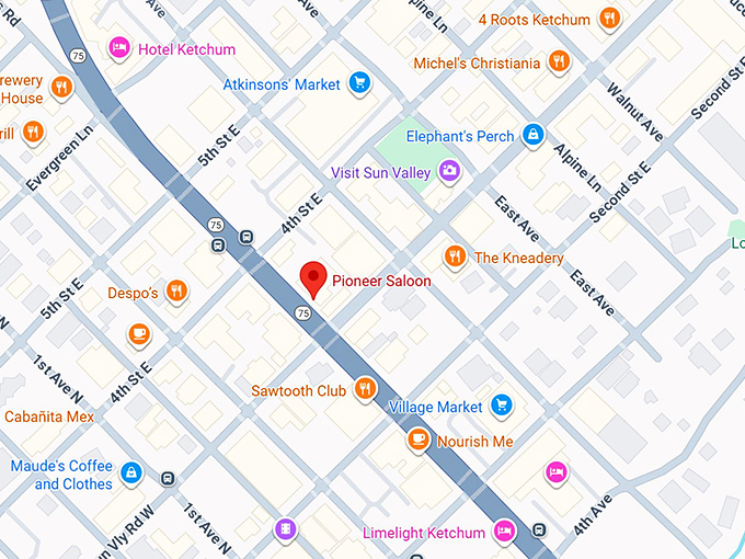 16. pioneer saloon map