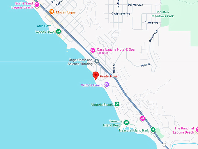 16. pirate tower map