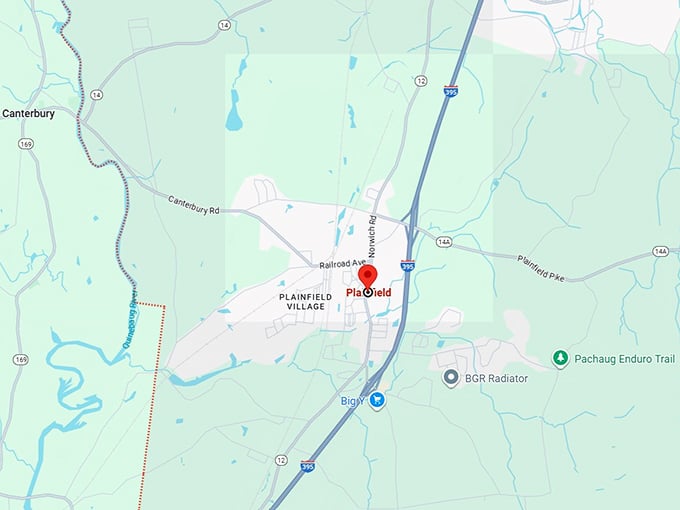 16. plainfield, ct map