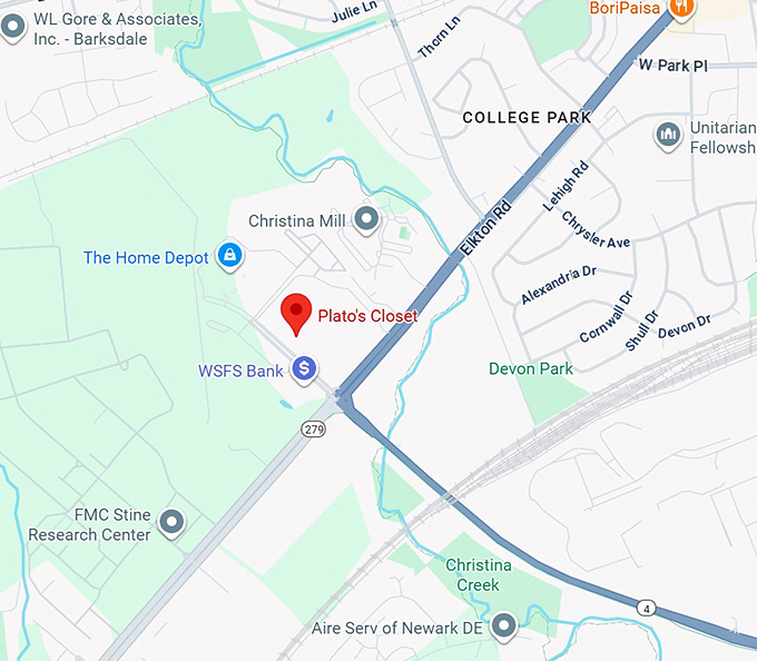 16. plato's closet map