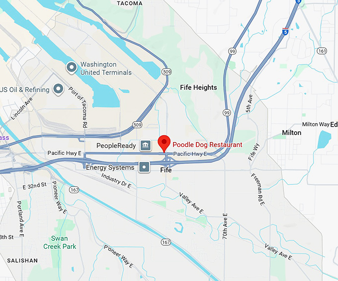 16. poodle dog restaurant map