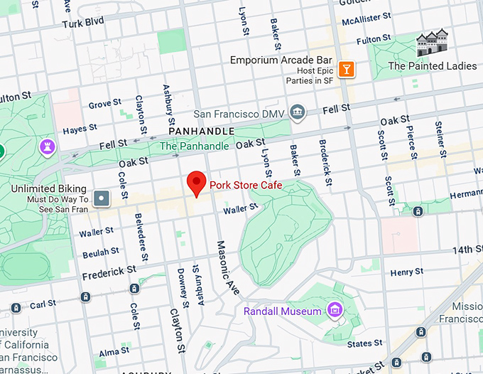 16. pork store cafe map