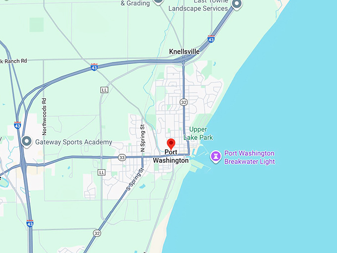 16. port washington wi map